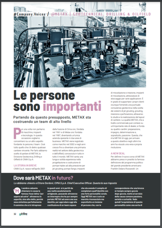 METAX | We Are Drilling & Foundation: PEOPLE ARE IMPORTANT | Metax